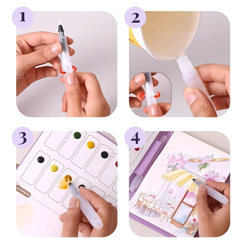 Creative Stress Relief Kit - Anti-Stress Coloring Book | Breathly